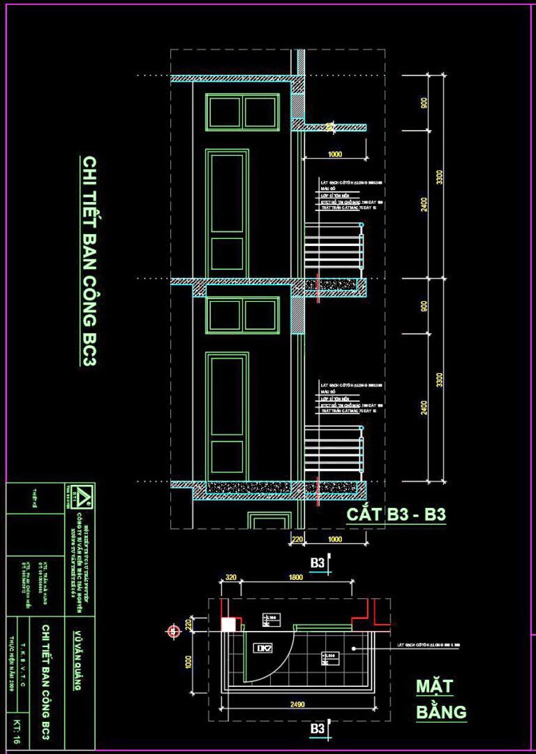 267. CAD detailed drawings of vertical facade wall sections for townhouses