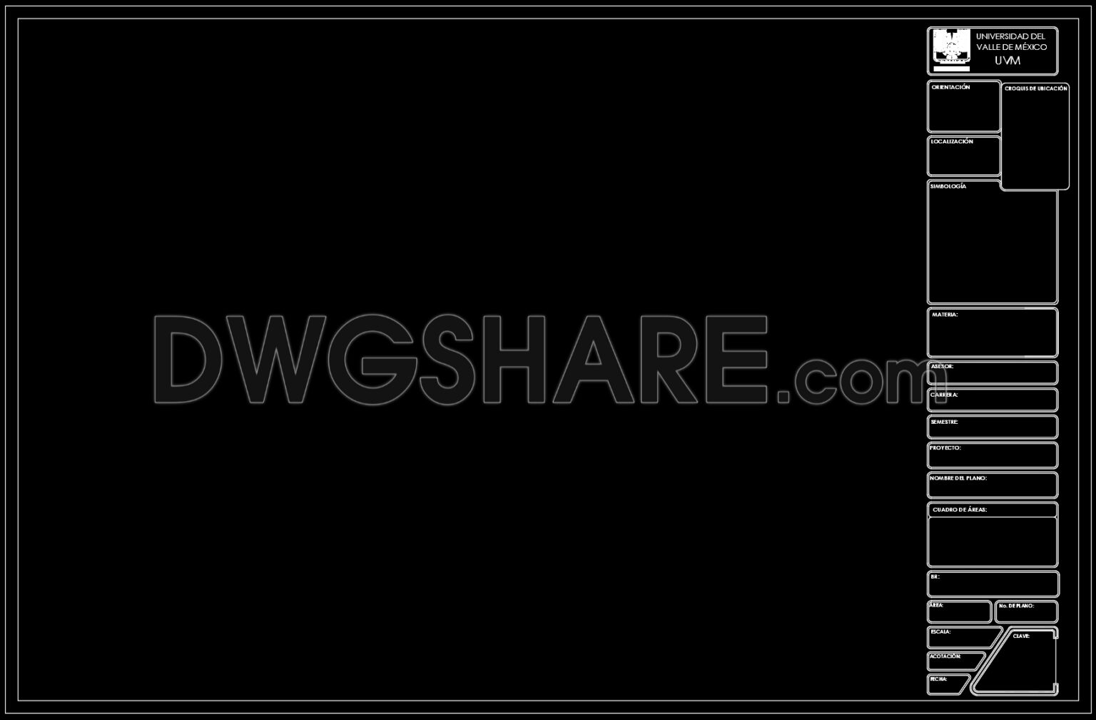 27. Title blocks layout in metric