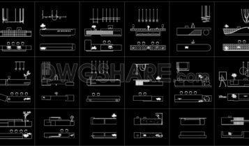 50.Structural Steel Connections Details Autocad Drawing