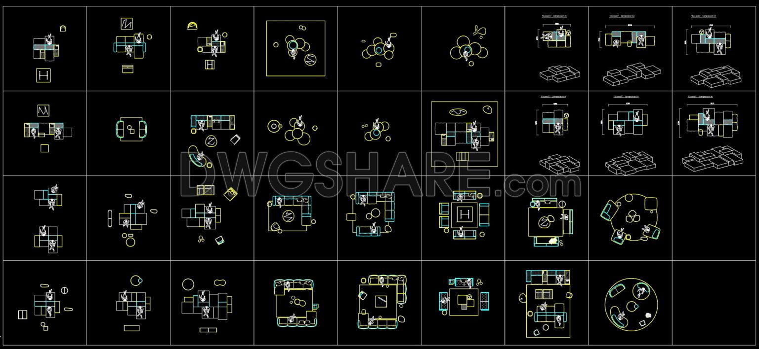 279. Free download the classic and modern Italian Divani sofa CAD block ...