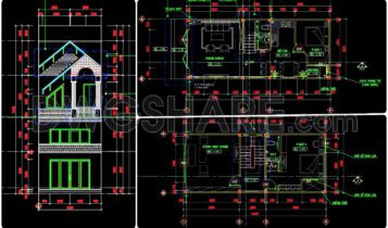 Security Check Point 3D Model AutoCAD File DWG