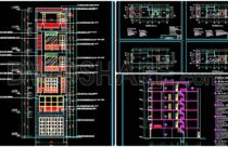 29. Free Download of CAD Drawings – Layout of a Physiotherapy Clinic Center
