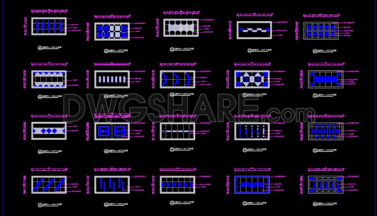 310. Paving Design CAD Blocks - Free Cad Blocks, download DWG models ...