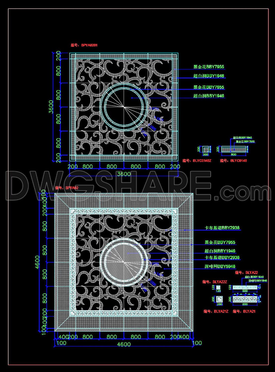 312. Paving Design CAD Blocks