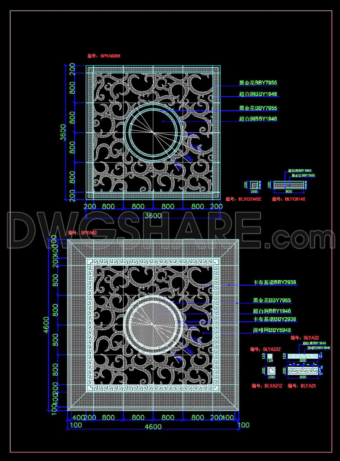 312. Paving Design CAD Blocks