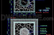 457. Detailed AutoCAD Drawing Of Revolving Door For Download