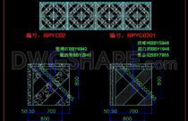 78.Flag Pole Elevation and Sections Details Autocad file