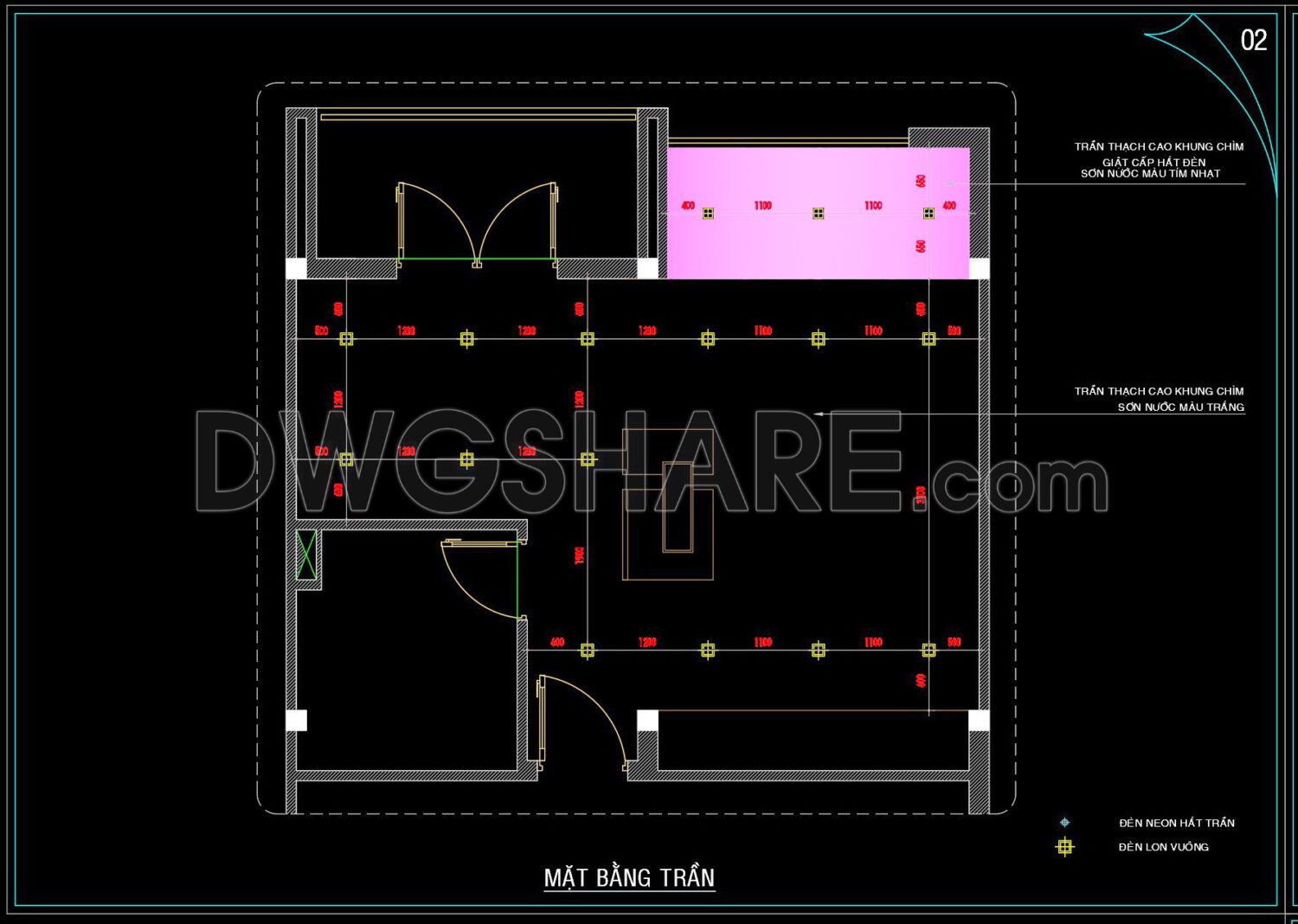 43. Download CAD drawings for interior design of bedroom