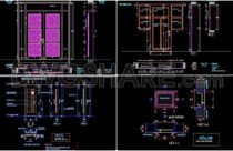 99.Shoe Storage Cabinet Cad Blocks free download
