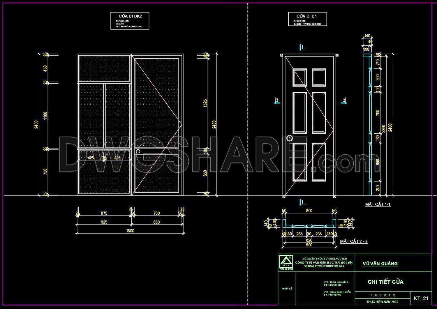 494. Detailed CAD Drawings Of Doors, Windows For Download