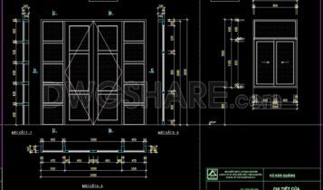 372. Download detailed CAD drawings of solid wood wall cladding for villas