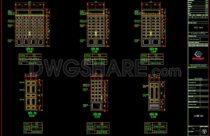 283. Free download the luxurious Italian Minotti sofa CAD block library