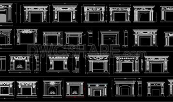 Fireplace Archives - Free Cad Blocks, download DWG models for ...