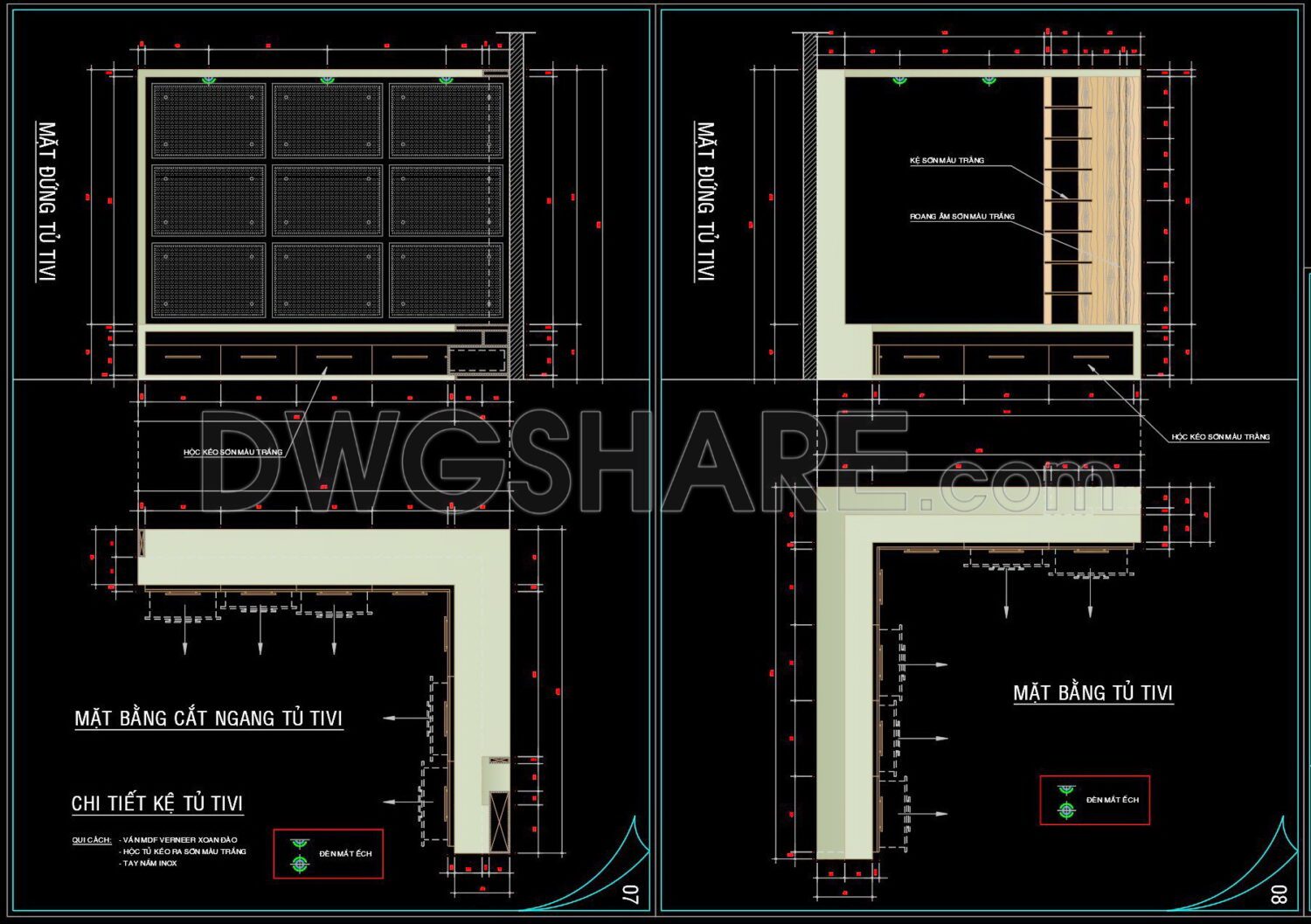 6. Download detailed CAD design drawings of the living room for a townhouse