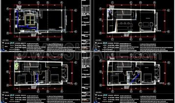 44.Steel Car Parking Shade Structure Details CAD