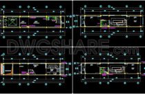 37.Proposed plan of a convention centre AutoCAD File DWG