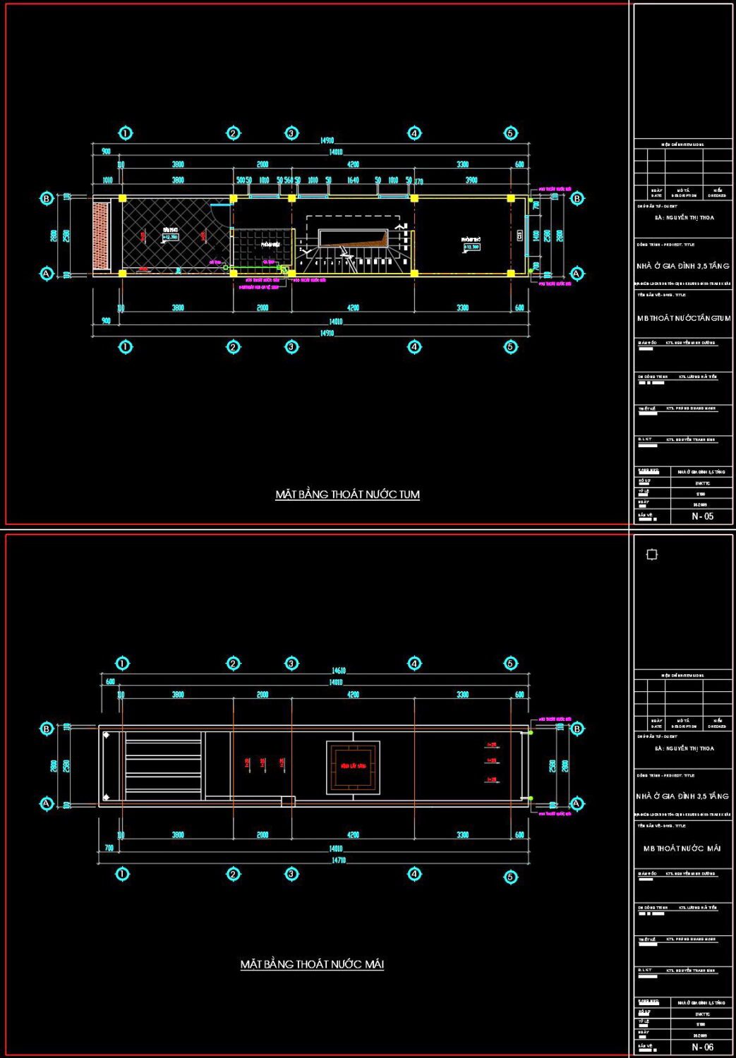 64. CAD drawings detailing the design of water supply and drainage ...