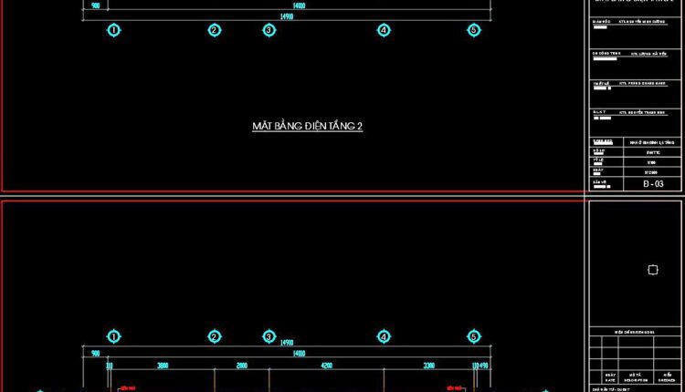 65. CAD drawings for detailed electrical designs for a 3-story ...