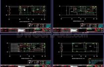 82.Autocad Drawings Of Compound Wall Layout And Details For Download