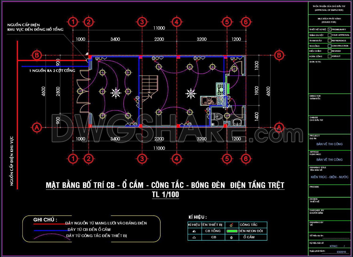66. CAD drawings for detailed electrical designs for a 3-story townhouse
