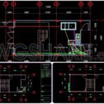 67. Detailed CAD design drawings for the water supply system in a 3 ...
