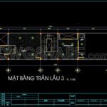79. Detailed CAD drawings of the ceiling and floor for a 4-story ...