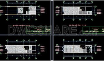 372. Download detailed CAD drawings of solid wood wall cladding for villas