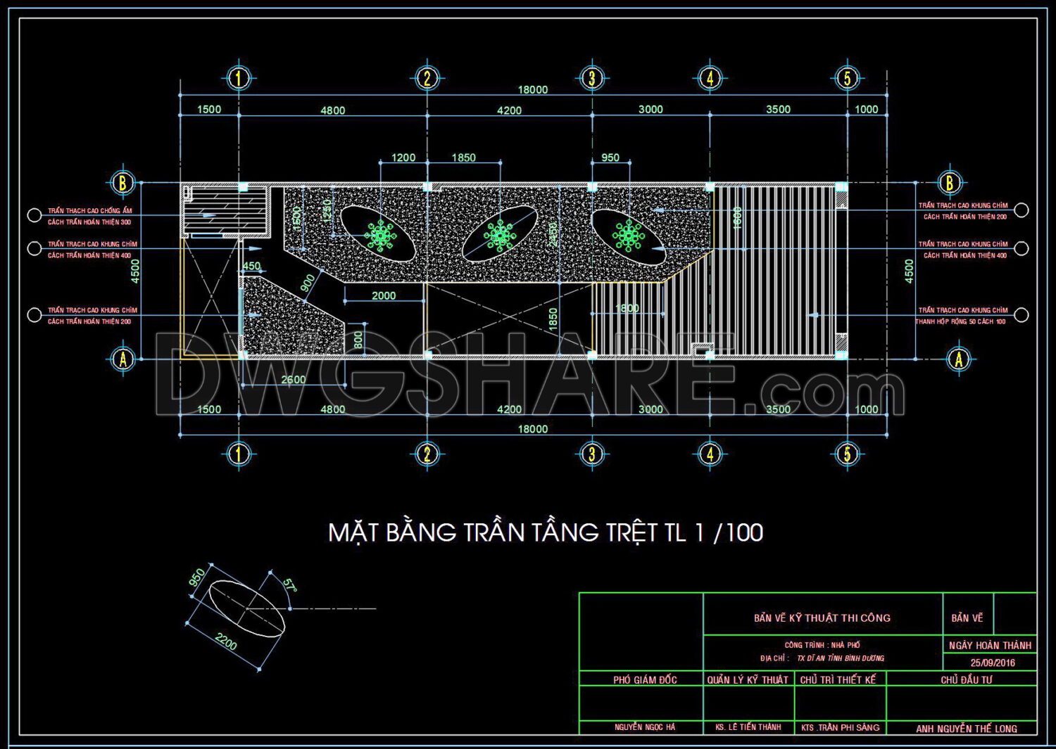 88. Detailed CAD drawings for the ceiling layout design of a 3-story ...