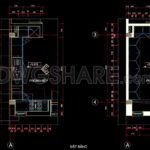103. CAD technical drawings of kitchen cabinets for the house - Free ...