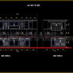104. CAD technical drawings of kitchen cabinets for the house - Free ...