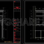 108. CAD technical drawings of kitchen cabinets for the house - Free ...