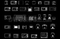 17. Accessories AutoCAD blocks free download