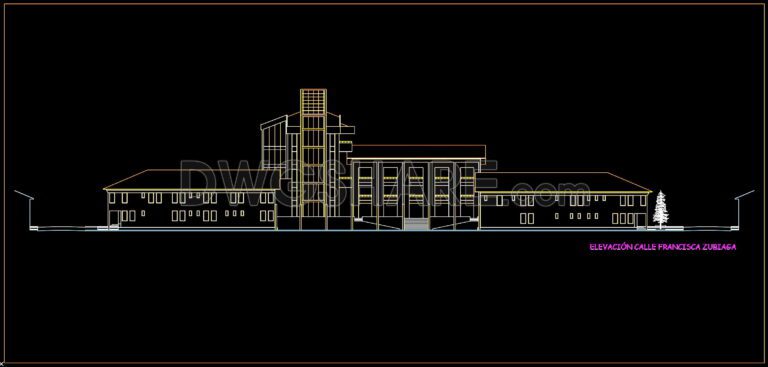 12. CAD drawings of the government house For Download