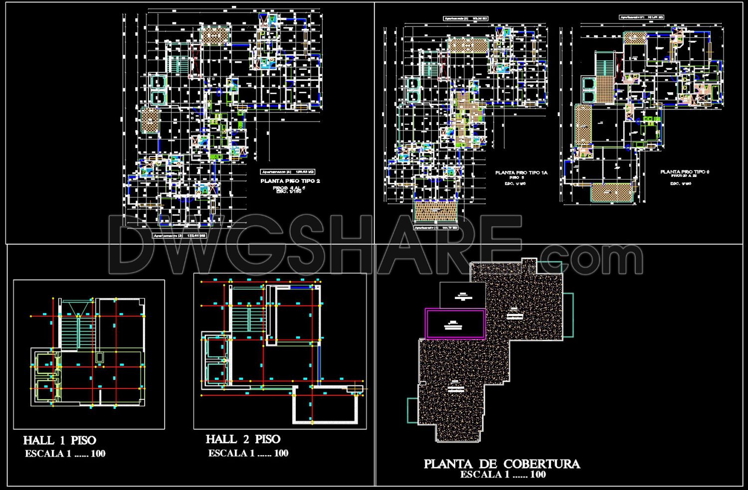 13. CAD drawings of Executive Architecture Project For Download