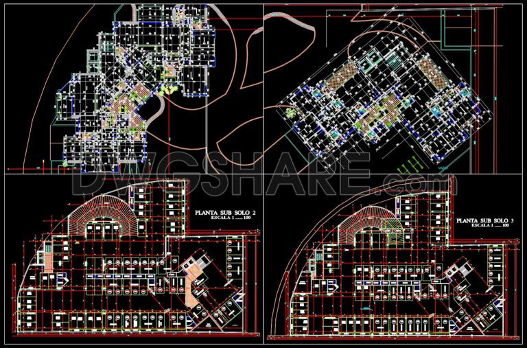 13. CAD drawings of Executive Architecture Project For Download