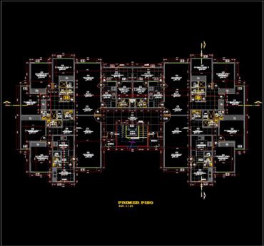 14. CAD drawings of multifamily project residential project For Download
