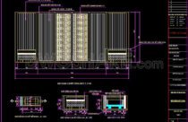 79.Autocad Drawings Of Pile Cap Layout and Sections Details For Download