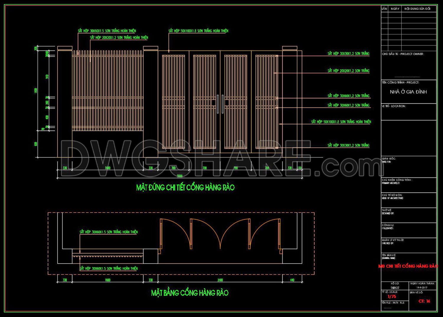 145. CAD drawings detailing gates and fences available for download