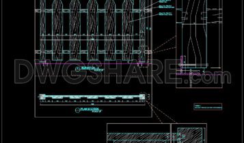 3-Story House a Complete Project AutoCAD File 8.7x12.5m