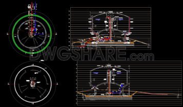 Autocad drawings of Basketball Court For Free Download
