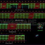 170. Complete steel structure drawing 2 story - Free Cad Blocks ...
