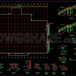 170. Complete steel structure drawing 2 story - Free Cad Blocks ...