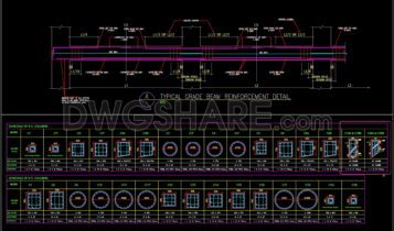 76.Typical Dry Gully Trap Details CAD Drawing DWG