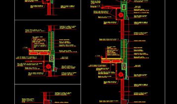 25.Cable Glands With Lock Nut AutoCAD Blocks