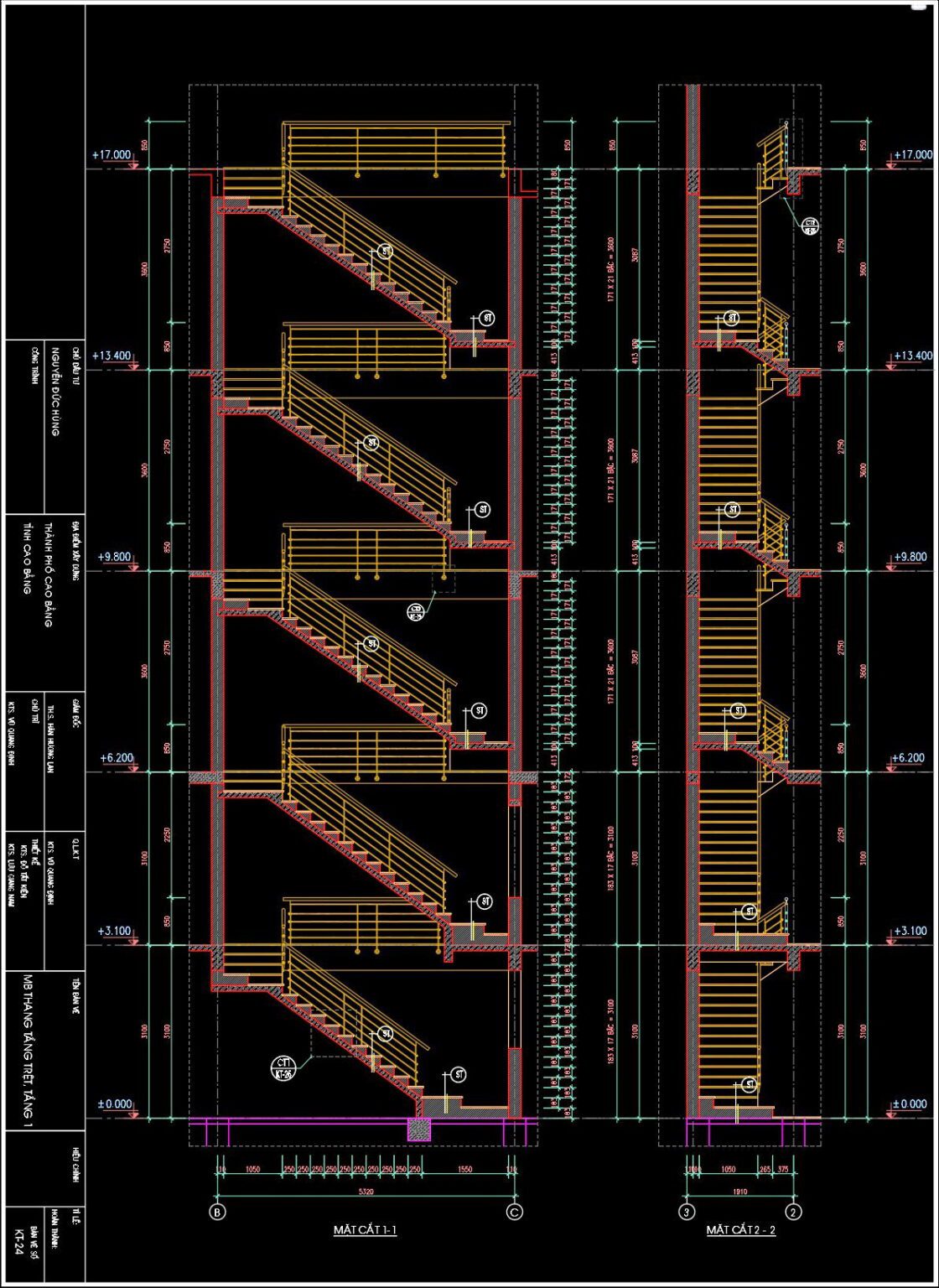 175. Download detailed CAD drawings of townhouse stairs