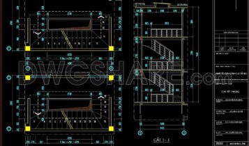 115.Autocad Drawing Of Escalator Details For Download