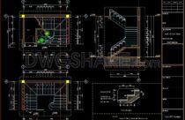 79.Toilet Sewer and Water Line Layout CAD Drawing DWG