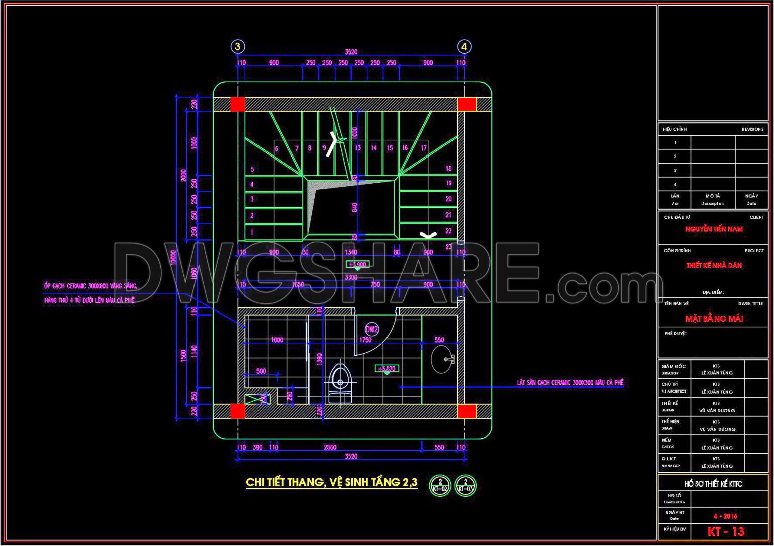 185. Download detailed CAD drawings of townhouse stairs