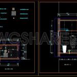 189. WC Layout Plan and elevations details CAD drawings download - Free ...