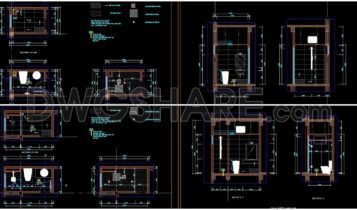 433. Free CAD Drawing of Water Pond Plan and Construction Details